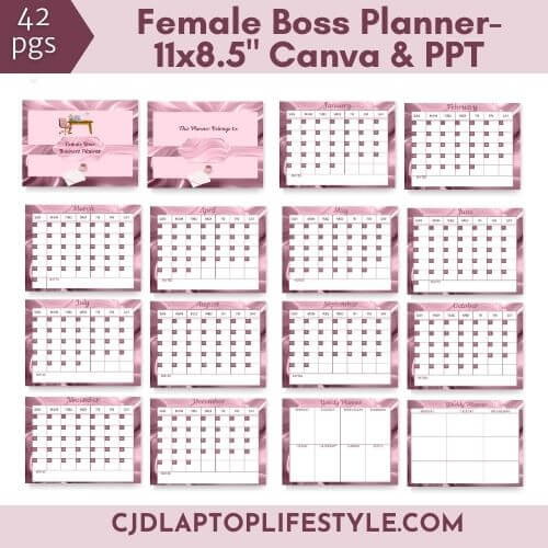 Female Boss Planner : CJD Laptop Lifestyle